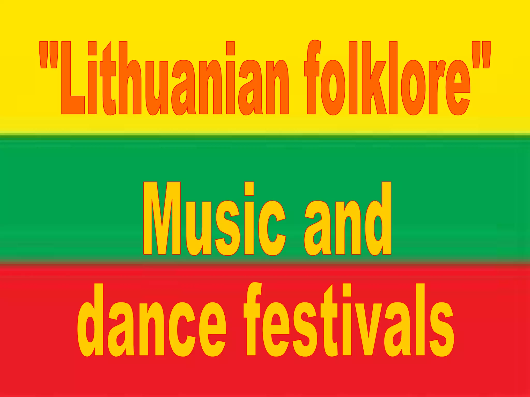 Lithuanian folklore | PPT