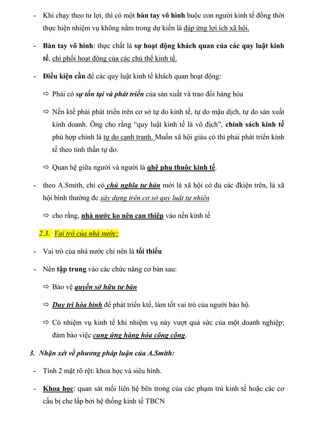 Lý thuyêt bàn tay vô hình | DOCX