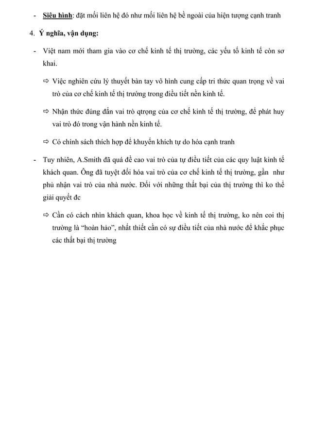 Lý thuyêt bàn tay vô hình | DOCX