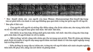 lý thuyết chăm sóc sức khỏe.pptx TVUCMP. | PPTX