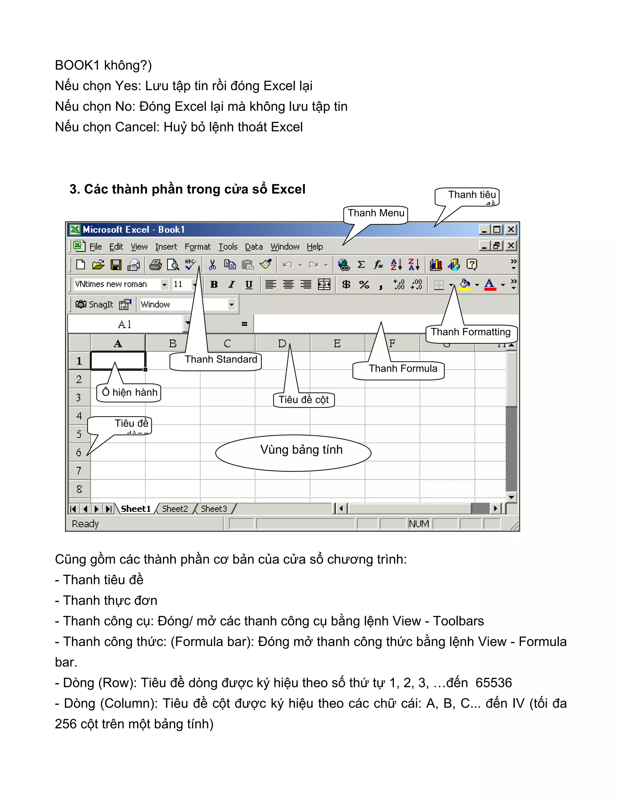 Lý thuyết excel microsoft excel | PDF