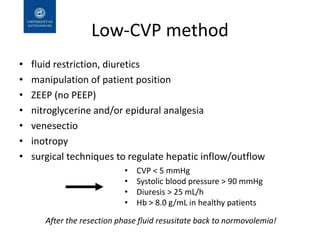 Haemodynamic management in liver surgery | PPT