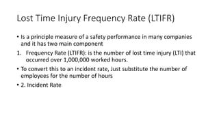 Lost Time Injury | PPTX