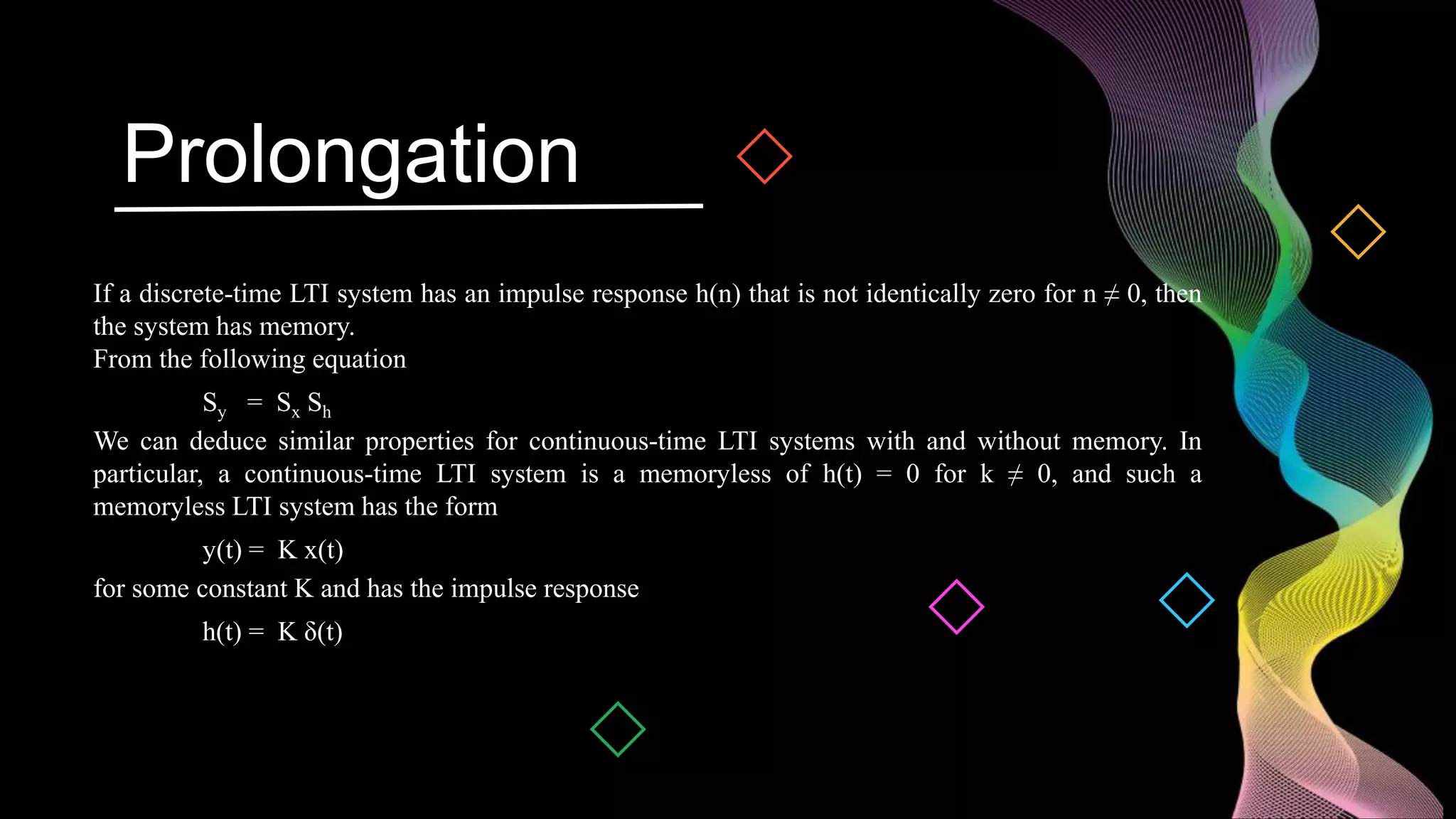 LTI Systems - With/Without Memory | PDF