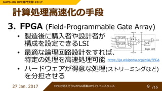 HPC で使えそうな FPGA 搭載 AWS F1 インスタンス 20170127 | PPT