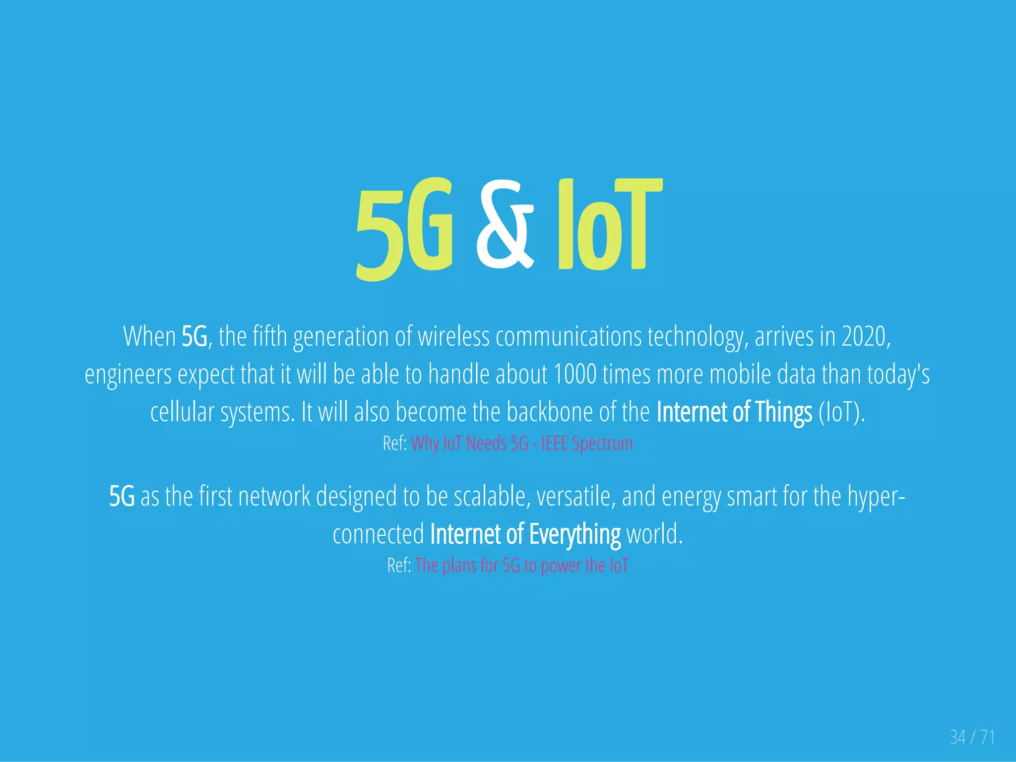Connected Things, IoT and 5G | PDF