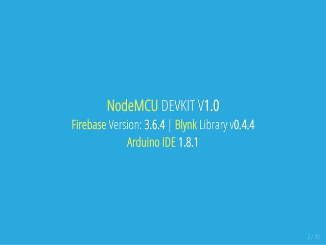 NodeMCU with Blynk and Firebase | PDF | Computer Peripherals | Computing