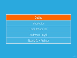 NodeMCU with Blynk and Firebase | PDF