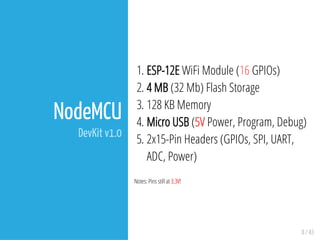 NodeMCU with Blynk and Firebase | PDF