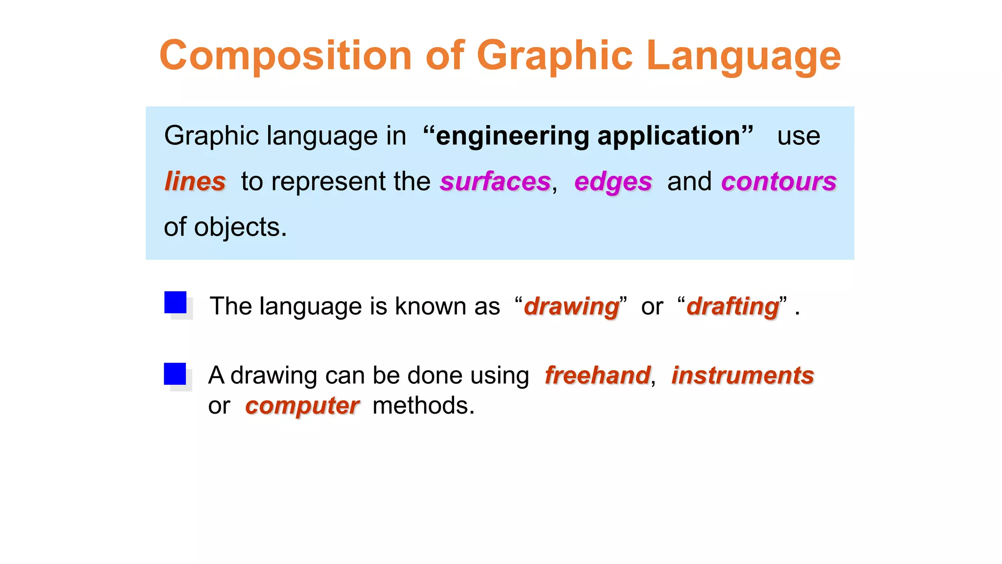 Lecture 1 - Technical Drawing Introduction | PPTX