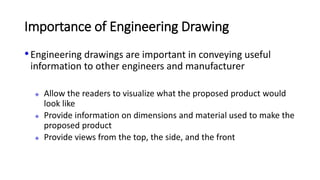 Lecture 1 - Technical Drawing Introduction | PPTX