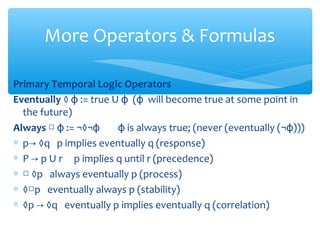 Linear Temporal Logic LTL | PPT