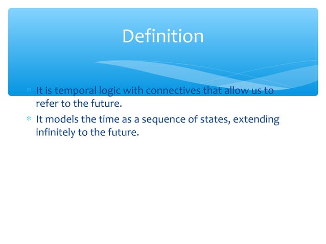 Linear Temporal Logic Ltl Ppt Science