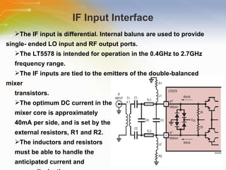 Study on 0.4GHz to 2.7GHz High Linearity Upconverting Mixer | PPT