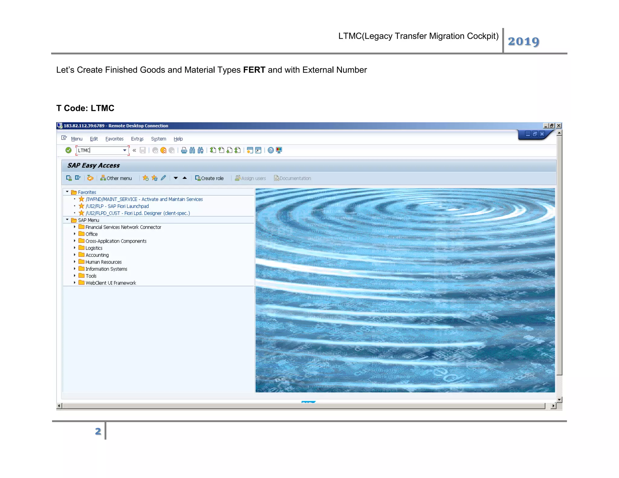 Migration Cockpit (LTMC) | PDF