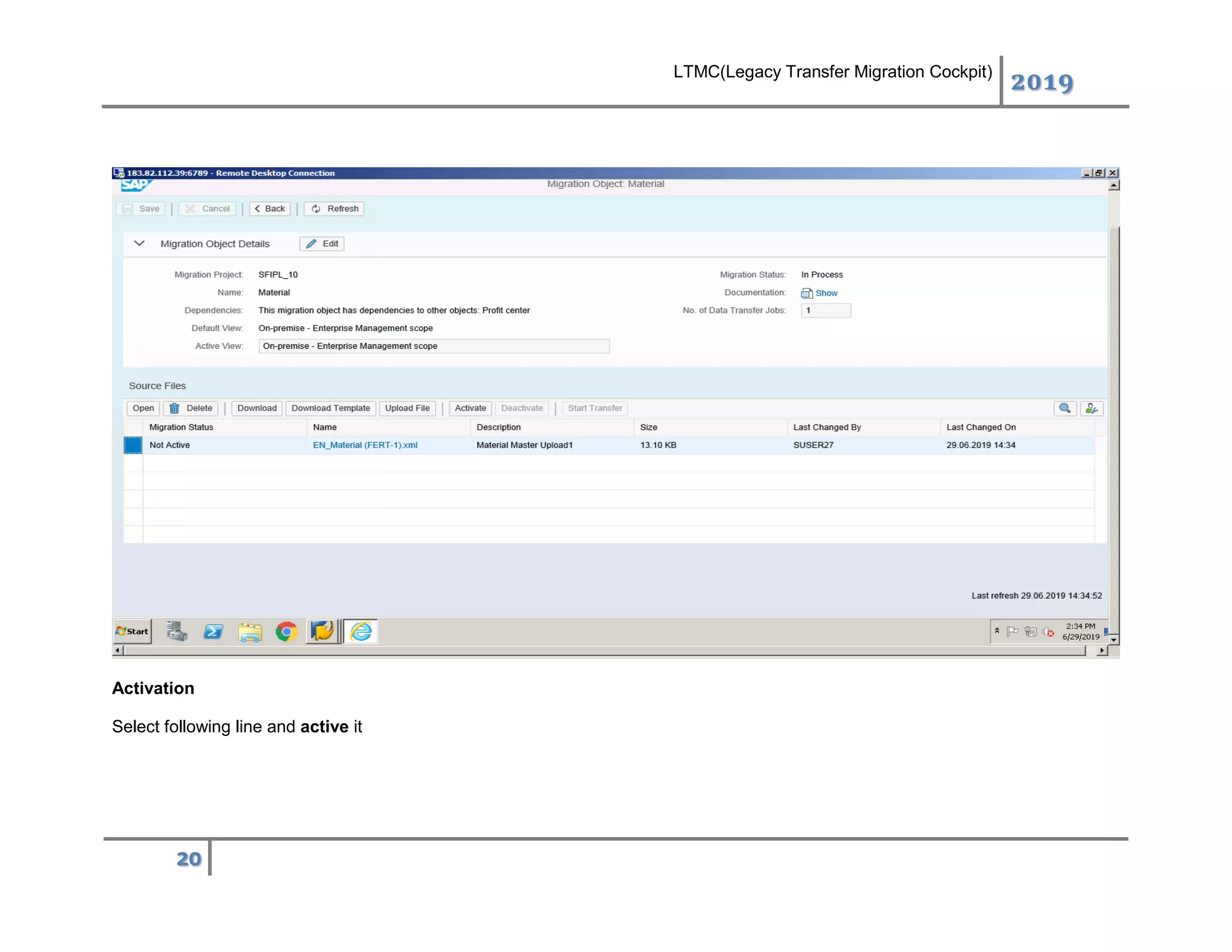Migration Cockpit (LTMC) | PDF