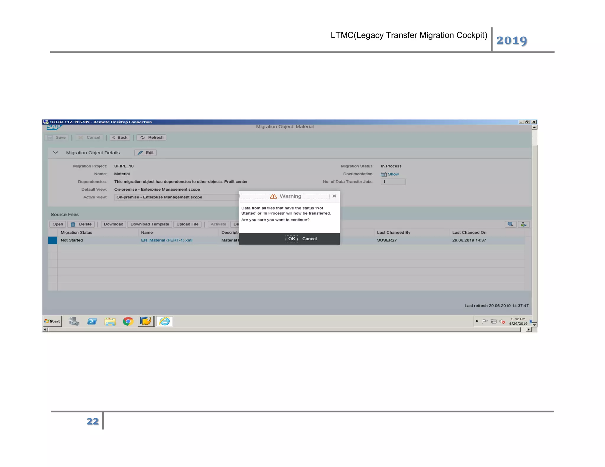 Migration Cockpit (LTMC) | PDF