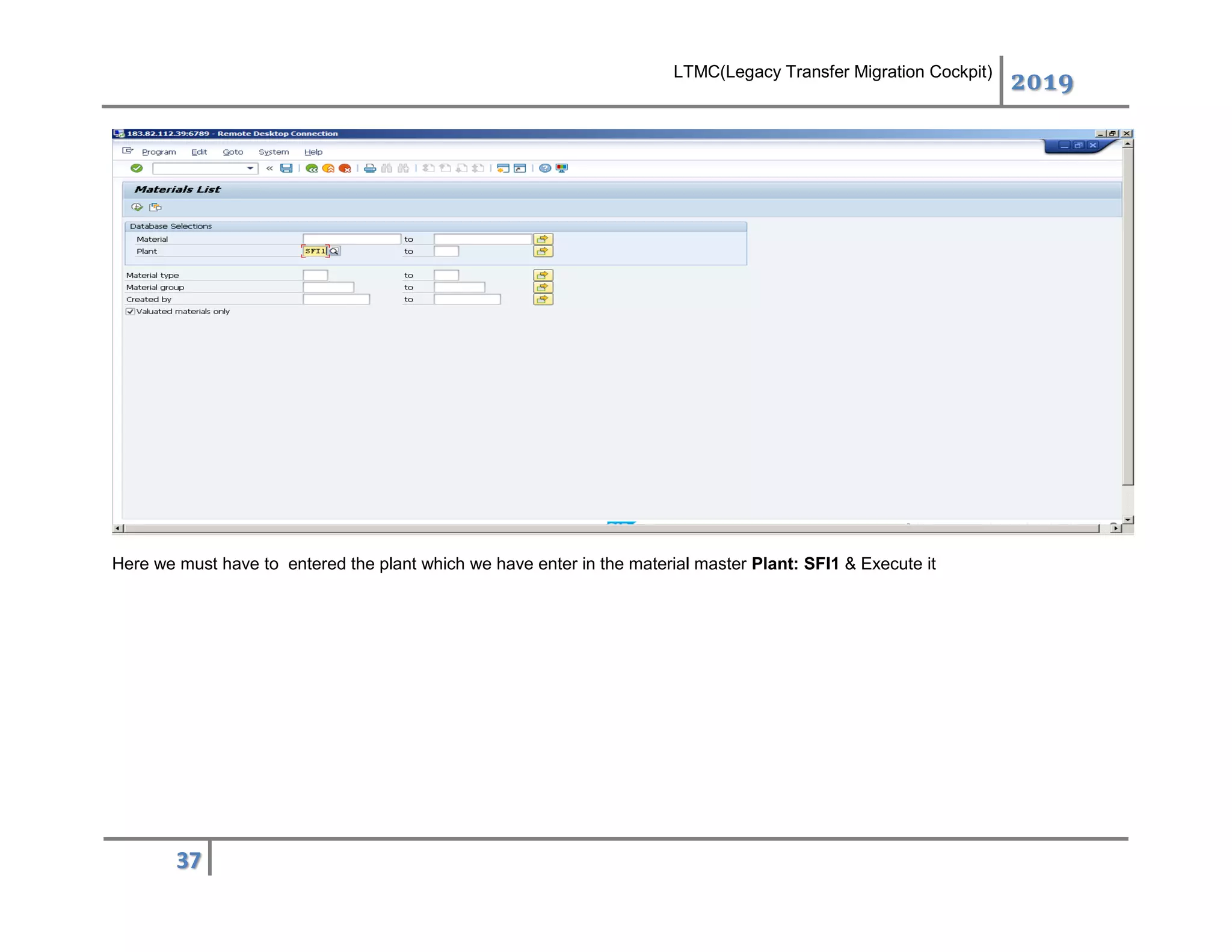 Migration Cockpit (LTMC) | PDF