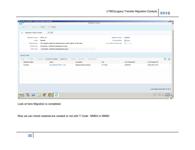 Migration Cockpit (LTMC) | PDF