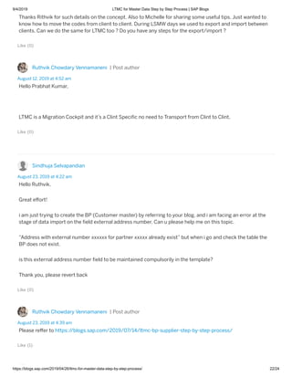 sap ltmc provided by SAP to upload mass values | PDF
