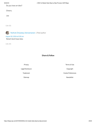 sap ltmc provided by SAP to upload mass values | PDF