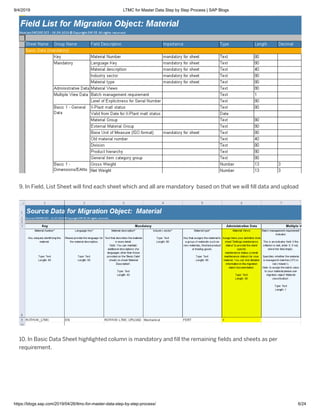 sap ltmc provided by SAP to upload mass values | PDF