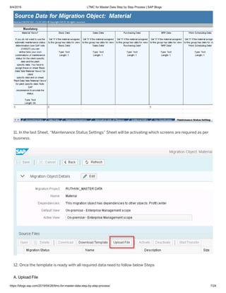sap ltmc provided by SAP to upload mass values | PDF