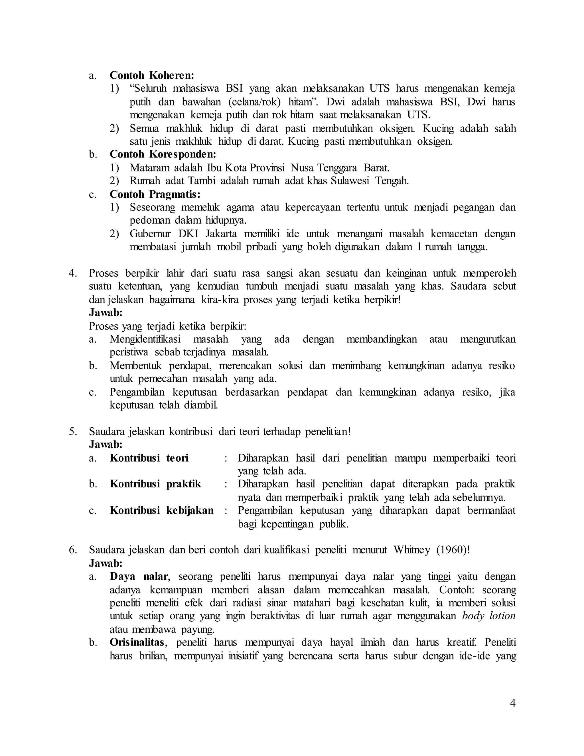 LTM Metode Penelitian_Pertemuan 1-6 | DOCX