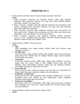 LTM Metode Penelitian_Pertemuan 1-6 | DOCX