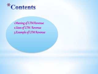 LTM revenue ( last twelve month revenue) | PPTX | Mergers and ...