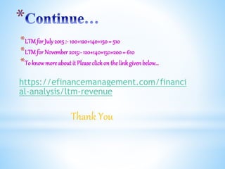 LTM revenue ( last twelve month revenue) | PPTX | Mergers and ...