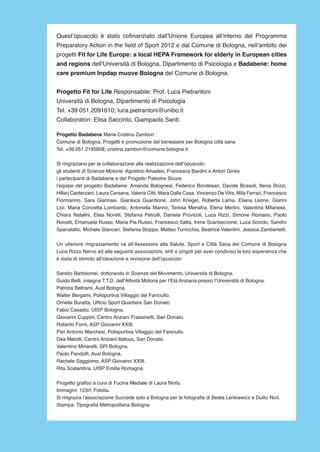 In movimento ad ogni età | PDF | Participant Sports | Fitness and Exercise