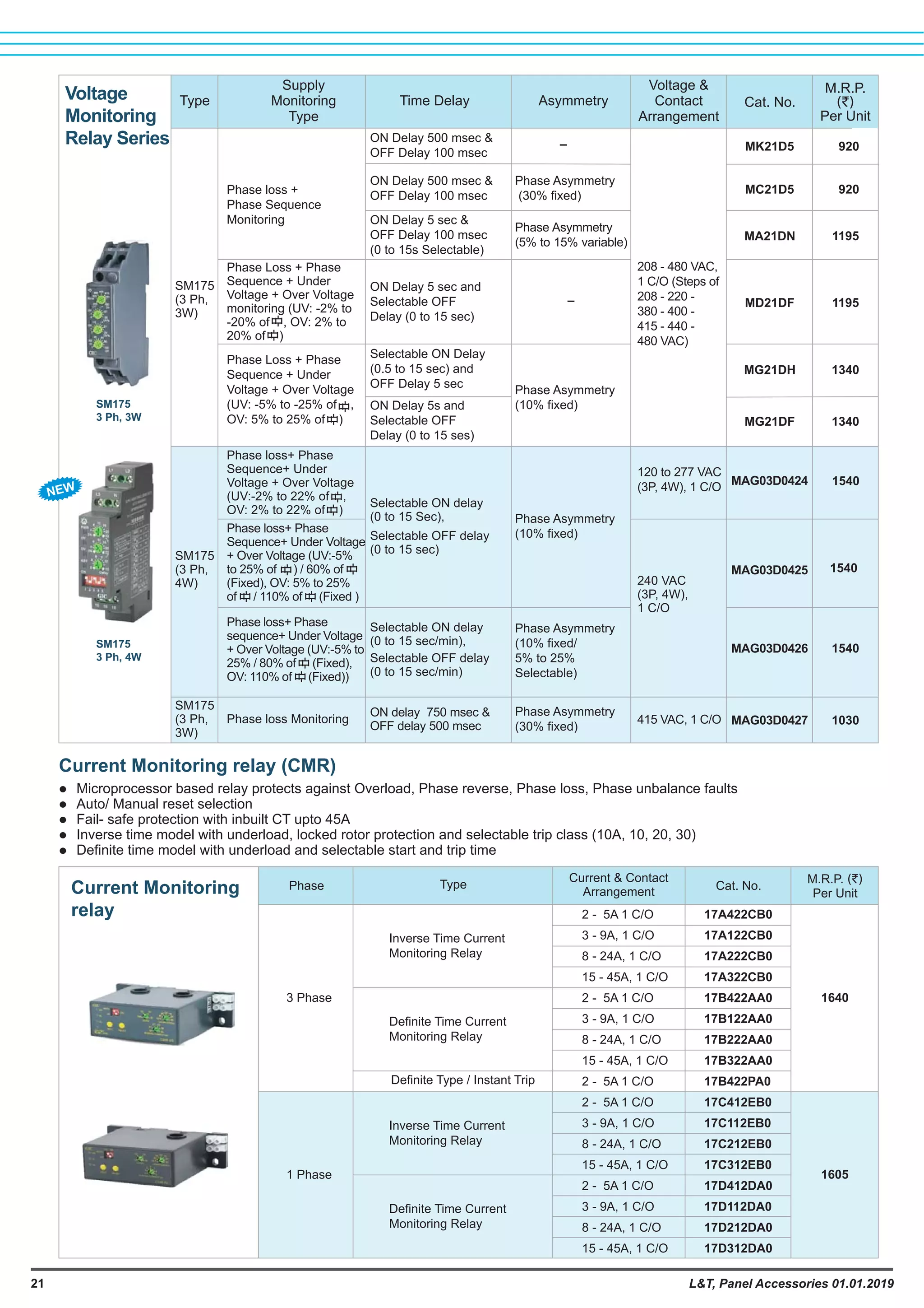 L&T Panel Accessories-price-list-01-jan-2019. | PDF
