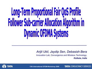OFDMA resource allocation in 4G wireless networks | PPT