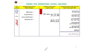 LTP Grade 1.pptx work plan for Arabic language teaching | PPT