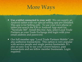 Local Trade Partners Quick Start Guide | PPT