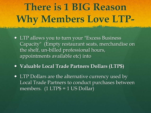 Local Trade Partners Quick Start Guide | PPT
