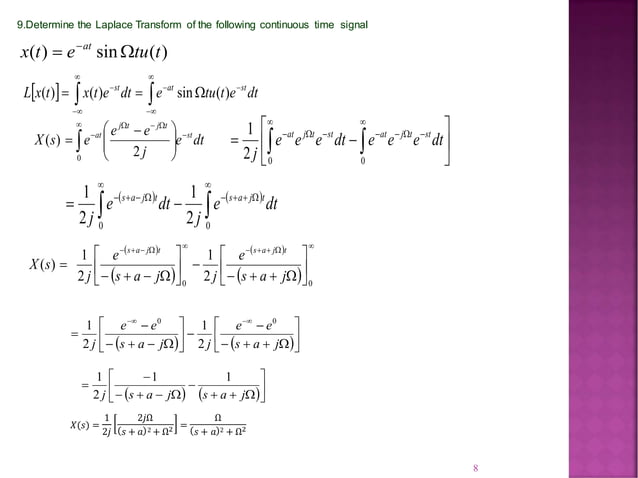 Laplace Transform Problems | PPT
