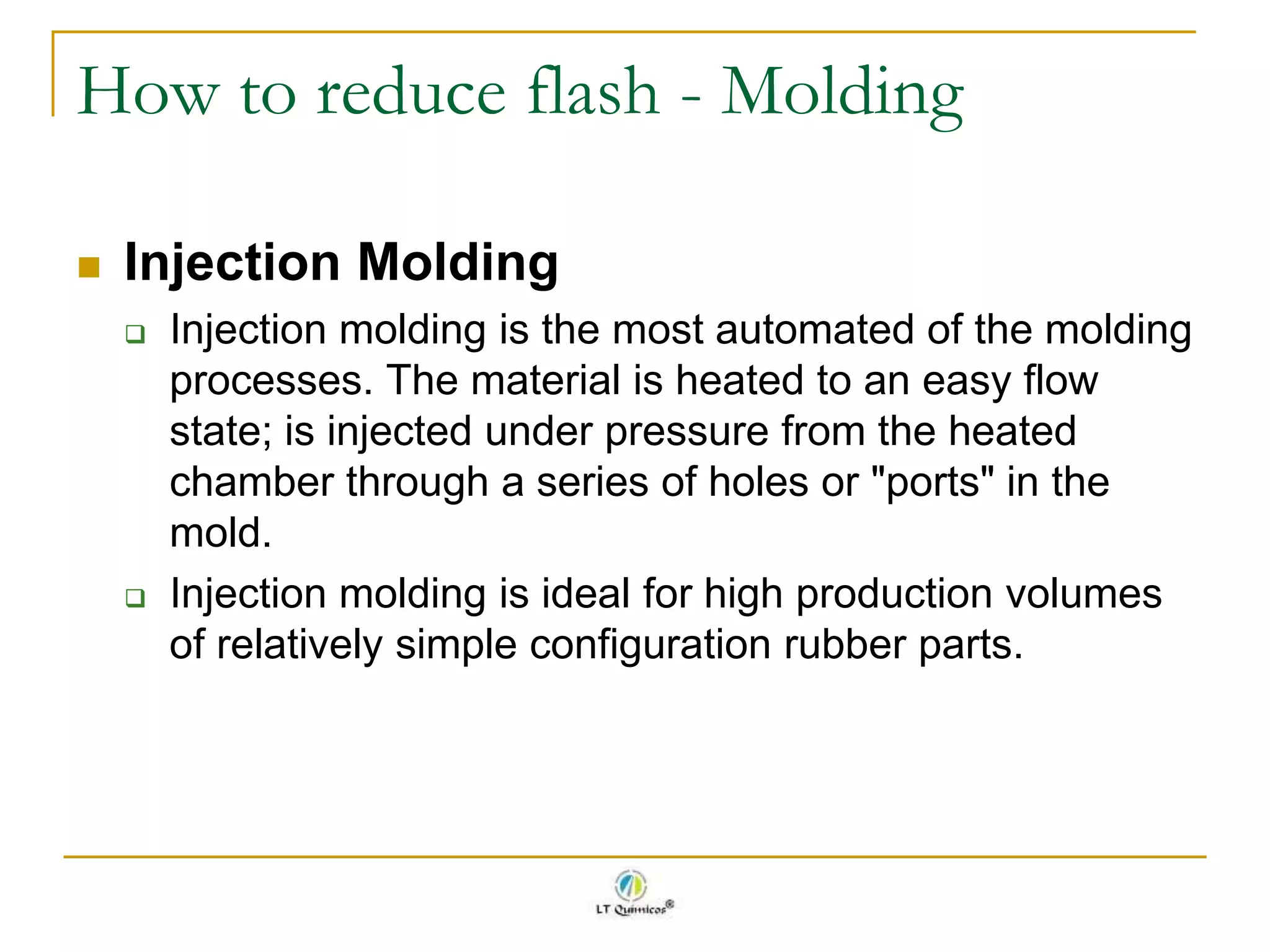 Rubber deflashing | PPT