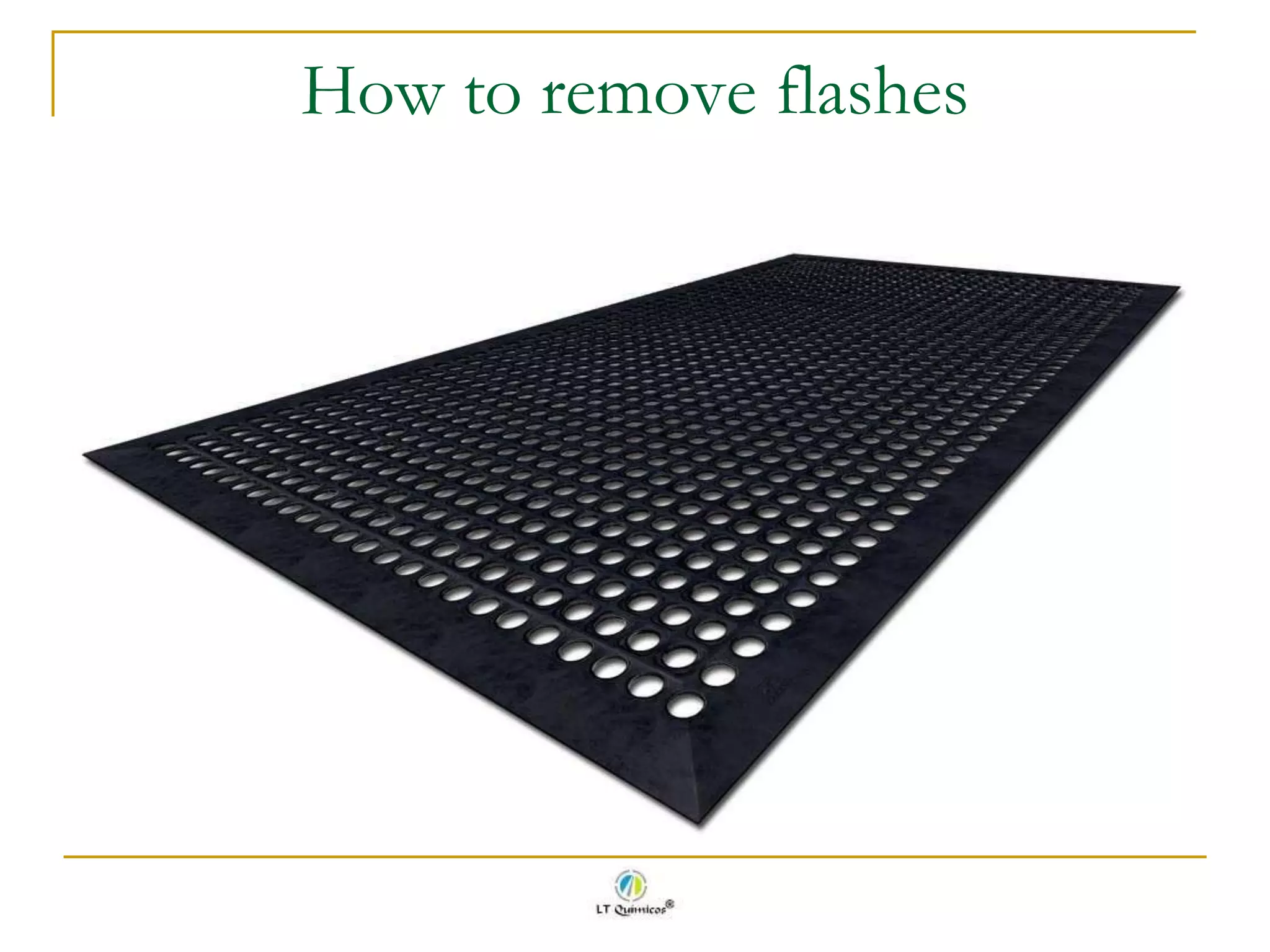 Rubber deflashing | PPT