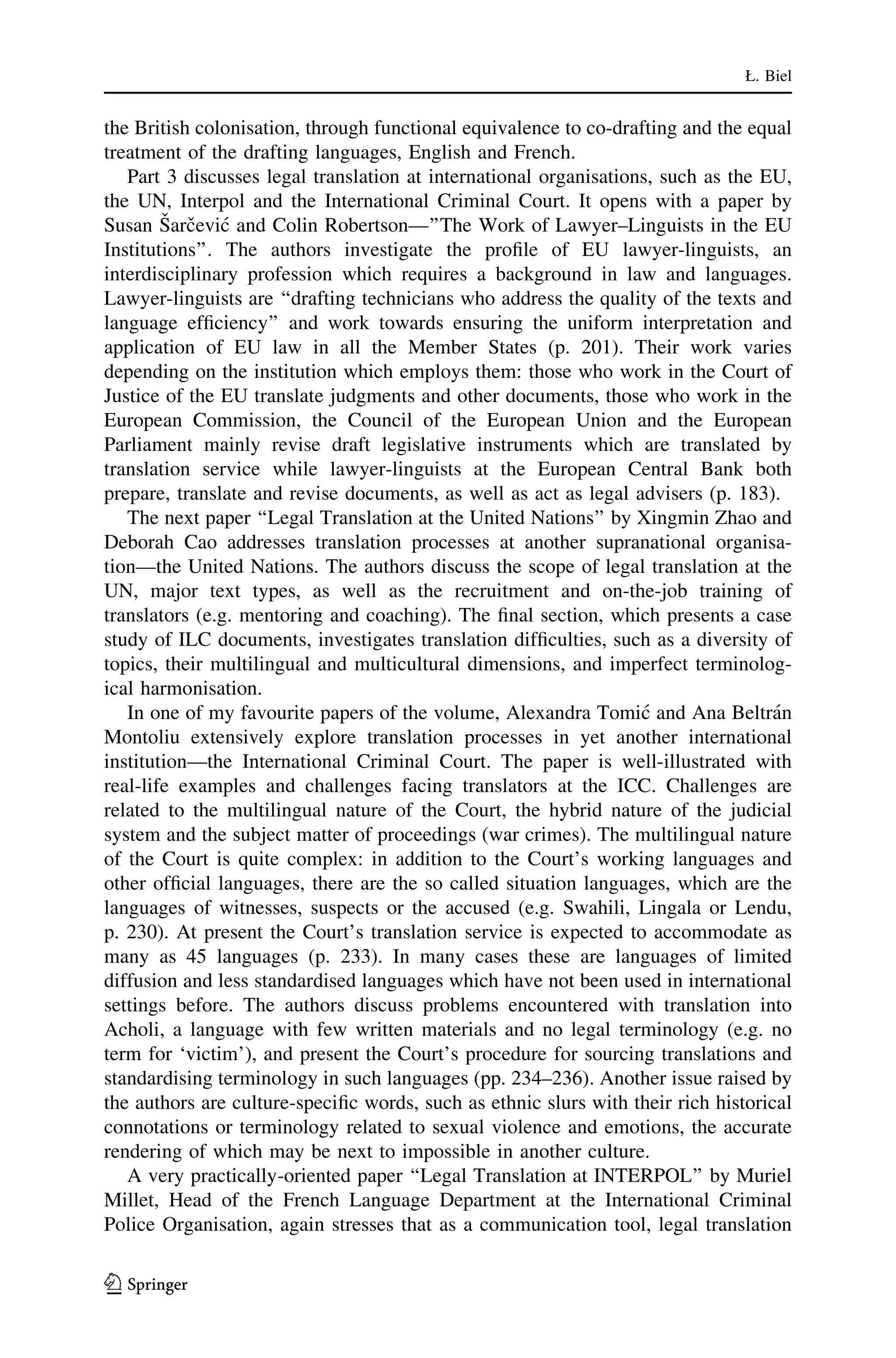 Legal translator as a communicator. A review of Borja Albi and Prieto ...