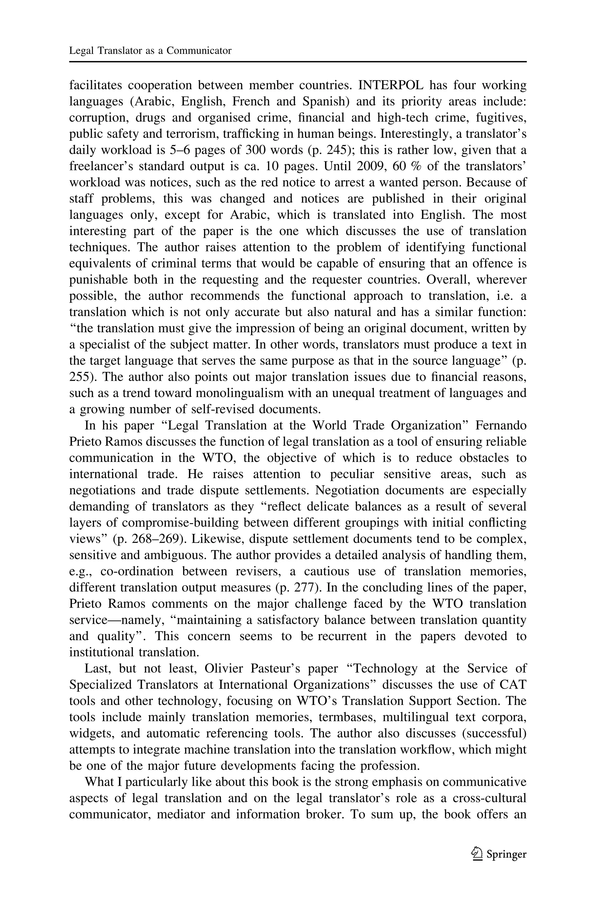 Legal translator as a communicator. A review of Borja Albi and Prieto ...