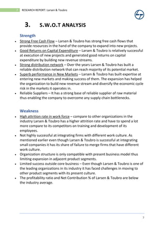 L&T research report | PDF