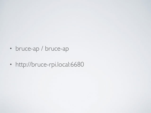 Lightning Talk - Raspberry Pi | PDF