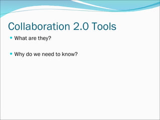 Collaboration PowerPoint slides | PPT | Social Networking | Internet