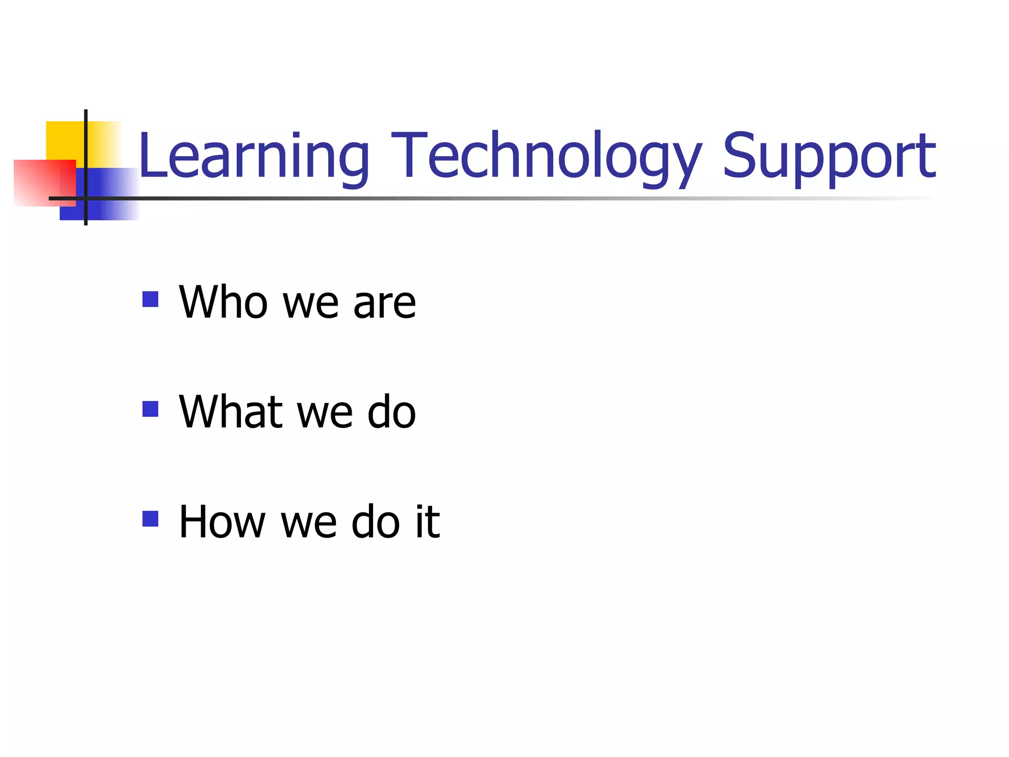 LTS presentation | PPT