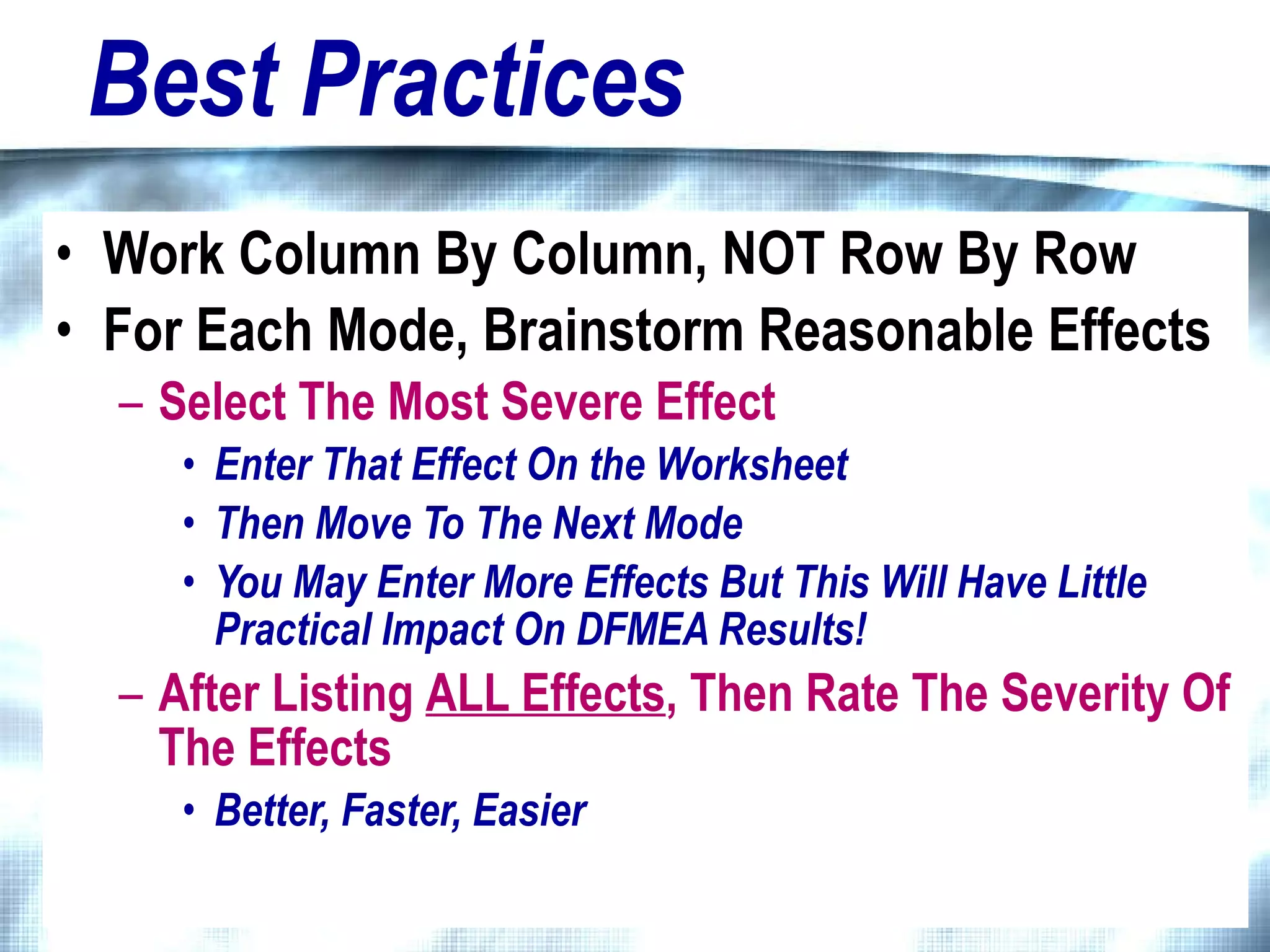 Best Damn D-FMEA Method! | PPS