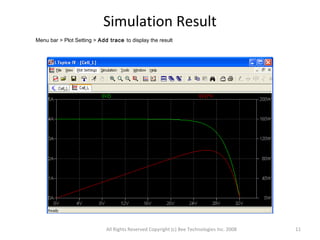 LTspice Simulation Guide for Solar Cell Simulation | PPT