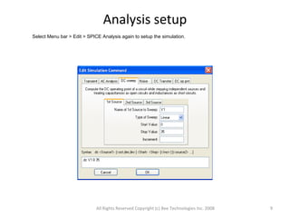 LTspice Simulation Guide for Solar Cell Simulation | PPT