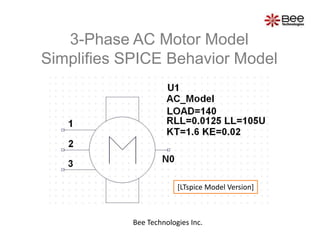 LTspice Symbol of 3 Phase AC Motor Model | PPTX